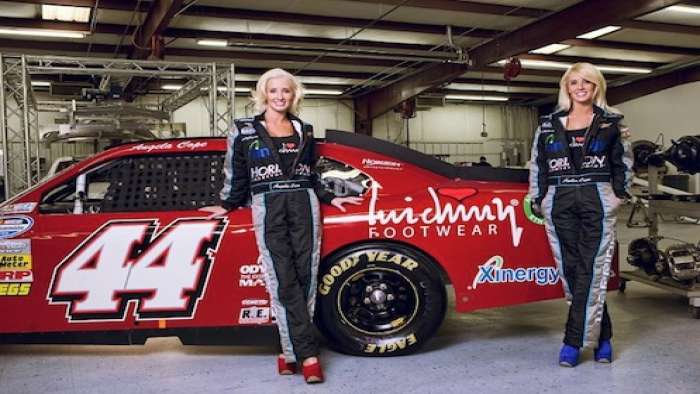 NASCAR's 'smokin hot' Cope twins more than just a pretty face